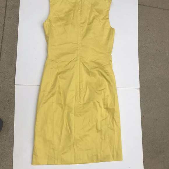 Hugo Boss | Dresses | Hugo Boss Yellow Sleeveless Dress Sz 2 | Poshmark